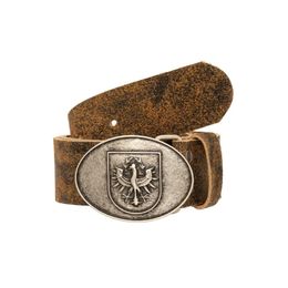 Manid Lederwaren G&uuml;rtel 9040-11-19-GE-183-52 in dunkelbraun | Gr.: 110