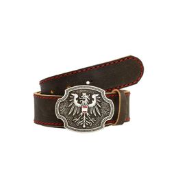 Manid Lederwaren G&uuml;rtel 9640-11-15-GE-149-52 in dunkelbraun | Gr.: 100