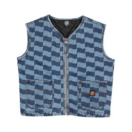 Santa Cruz Jacke "Classic Label Vest" in Blau | Gr.: 10