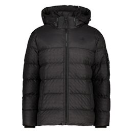 alife and kickin Winterjacke ALIFE & KICKIN "Herren BeatAK A", Herren, Gr. L, schwarz (moonless), 100% Polyester, Jacken, Warme gefütterte Herrenwinterjacke mit abnehmbarer Kapuze