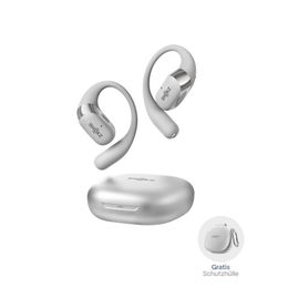 Aftershokz SHOKZ Open-Ear-Kopfhörer »OpenFit 2+ inklusive Schutzhülle« A2DP Bluetooth Freisprechfunktion True Wireless Grau Inklusive praktischer Schutzhülle