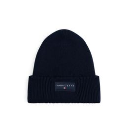 Tommy Jeans Beanie »TJM LINEAR« in Grobstrick, mit Umschlag Dark Night Navy