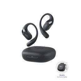 Aftershokz SHOKZ Open-Ear-Kopfhörer »OpenFit 2+ inklusive Schutzhülle« A2DP Bluetooth Freisprechfunktion True Wireless Schwarz Inklusive praktischer...