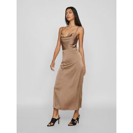 Vila Damen Tr&auml;gerkleid &raquo;VIRAVENNA STRAP ANKLE DRESS - NOOS&laquo; Sommerkleid beige 34, N-Gr