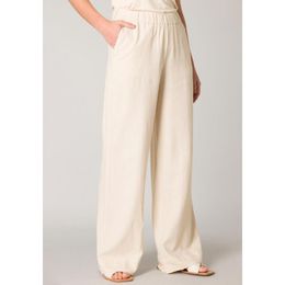 Base Level Leinenhose »Yul« Sommerhose mit elastischem Bund light beige 38 - N-Gr N-Gr 38 Hose von Base Level