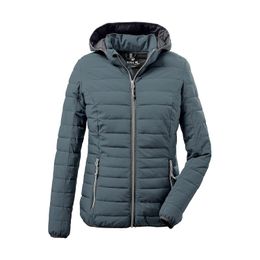 G.I.G.A. by Killtec G.I.G.A. DX BY KILLTEC Steppjacke »Uyaka« Leichte, wasserabweisende Damenjacke mit abzippbarer Kapuze graublau 36 36 Damen Funktionsjacke mit...