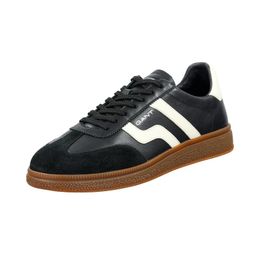 Gant Sneaker »Cuzmo« Retro Sneaker, Schnürschuh mit Lederinnensohle schwarz-weiß 45 45 Lässiger Sneaker mit kontrastfarbene Akzente für einen...