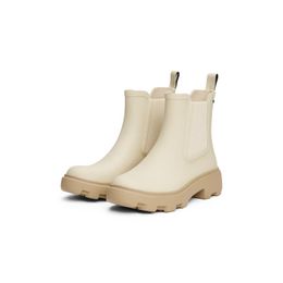 Tommy Hilfiger Chelseaboots »RUBBER FLAG CLEATED RAINBOOT«, Blockabsatz, Schlupfboots, Gummistiefel, beidseitiger Stretcheinsatz beige 39 39...