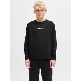 Jack & Jones JACK & JONES JUNIOR Sweatshirt »JORNORREBRO EMB SWEAT CREW NOOS JNR« Black 176 176 Sweater von Jack & Jones Junior