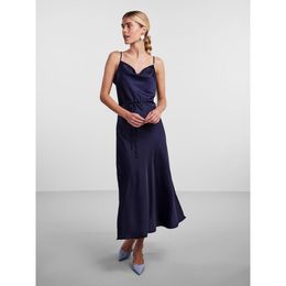 Y.A.S Spaghettikleid »YASTHEA STRAP LONG DRESS S. NOOS« Sommerkleid Evening Blue 38 - N-Gr N-Gr 38 Hoher Tragekomfort durch elastisches Material