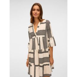 Véro Moda VERO MODA Tunikakleid »VMDICTHE 3/4 TUNIC EXP« Sommerkleid, mit Volant Black AOP:Louis S (36) - N-Gr N-Gr S (36) Luftiges Tragegefühl dank leichtem...