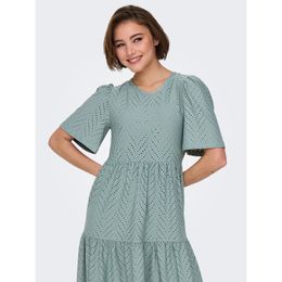 Jacqueline de Yong JDY Minikleid »CARLA CATHINKA S/S DRESS JRS NOOS« Sommerkleid Chinois Green XS - N-Gr N-Gr XS Pflegeleicht und komfortabel: aus 95% Polyester und...