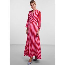 Y.A.S Hemdblusenkleid &raquo;YASSAVANNA LONG SHIRT DRESS&laquo; Sommerkleid, mit 3/4 &Auml;rmel Cyclamen Str:BITTERSWEET XL - N-Gr N-Gr XL 3/4-&Auml;rmel und...
