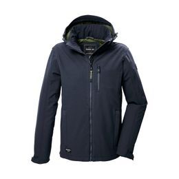 G.I.G.A. by Killtec G.I.G.A. DX BY KILLTEC Softshelljacke &raquo;GW 29 MN SFTSHLL JCKT&laquo; Wasserdichte Softshelljacke mit Fleece, abnehmbarer Kapuze, Zippern dunkelblau S S...