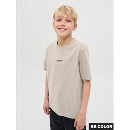 Jack & Jones JACK & JONES JUNIOR T-Shirt »JJESOHO TEE SS CREW NECK NOOS JNR« Moonbeam 128 128 T-Shirt von Jack & Jones Junior