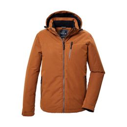 G.I.G.A. by Killtec G.I.G.A. DX BY KILLTEC Funktionsjacke &raquo;GW 64 MN JCKT&laquo; Wasserfeste, atmungsaktive Winterjacke mit verstellbarer Kapuze rostbraun S S Herren...