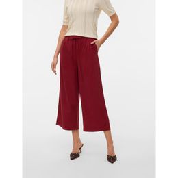 Véro Moda VERO MODA Culotte »VMTANYA HW 7/8 WIDE PANTS« Sommerhose Syrah XL (42) - Länge 30 Länge 30 XL (42) Lässige Hose von Vero Moda