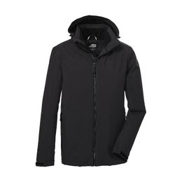 Killtec Outdoorjacke »KOW 22 MN JCKT« Wasserdichte, atmungsaktive Jacke mit abnehmbarer Kapuze und Taschen anthra L L Funktionsjacke mit...