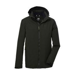 Killtec Outdoorjacke »KOW 22 MN JCKT« Wasserdichte, atmungsaktive Jacke mit abnehmbarer Kapuze und Taschen olivgrün L L Funktionsjacke mit...