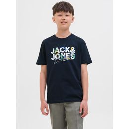 Jack & Jones JACK & JONES JUNIOR T-Shirt &raquo;JJGEPLAS TEE SS CREW NECK JNR&laquo; Sky Captain 176 176 T-Shirt von Jack & Jones Junior