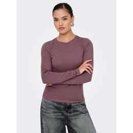 Only Langarmshirt »ONLRILEY O-NECK L/S TOP JRS« Rose Brown L L Langarm-Design schützt vor kühleren Temperaturen und bietet gleichzeitig stilvolle...