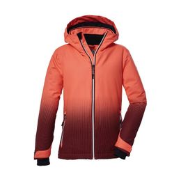 Killtec Skijacke »KSW 183 GRLS SKI JCKT« Wasser- und winddichte Kinder-Winterjacke mit Fleece und Schneefang koralle 176 176 Kids Winterjacke mit...