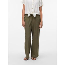 Véro Moda VERO MODA Schlupfhose »VMCAIA MW WIDE PANT WVN NOOS« Sommerhose, mit Leinen Kalamata XS (34) - N-Gr N-Gr XS (34) Hose von Vero Moda