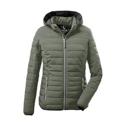 G.I.G.A. by Killtec G.I.G.A. DX BY KILLTEC Steppjacke »Uyaka« Leichte, wasserabweisende Damenjacke mit abzippbarer Kapuze helloliv 46 46 Damen Funktionsjacke mit...
