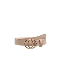 Only Taillengürtel »ONLRASMI FAUX LEATHER JEANS BELT« Silver Mink Detail:LIGHT GOLD BUCKLE