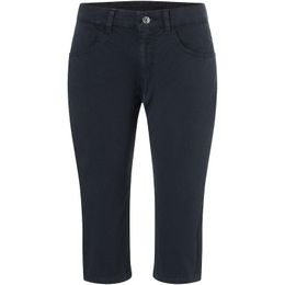 MAC Caprihose »Capri-Summer-Clean« Sommerhose Kniebedeckend mit kleinem Schlitz am Saum dark blue PPT 48 - Länge 19 Länge 19 48 Capri-Summer-Clean...