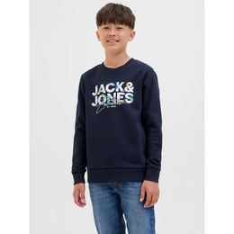 Jack & Jones JACK & JONES JUNIOR Sweatshirt &raquo;JJGEPLAS SWEAT CREW NECK JNR&laquo; Sky Captain 164 164 Sweater von Jack & Jones Junior