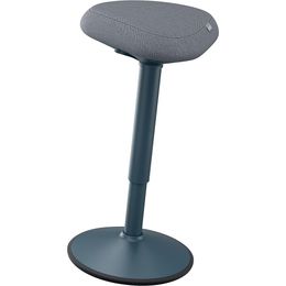 Leitz Ergo Active Stehhocker mit Komfortsitz, Sitzhöhe 570 - 820 mm, dunkelgrau
