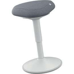 Leitz Ergo Active Stehhocker mit Komfortsitz, Sitzh&ouml;he 570 - 820 mm, hellgrau