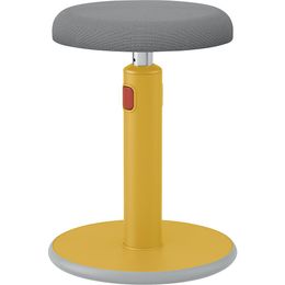Leitz Ergo Cosy Active Sitz- und Stehhocker, Sitzhöhe 460 - 790 mm, gelb