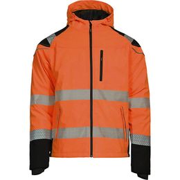 Leipold+D&ouml;hle Leipold+D&ouml;hle Warnschutz-Softshelljacke Prisma Winter, leuchtorange, Gr&ouml;&szlig;e XXXL
