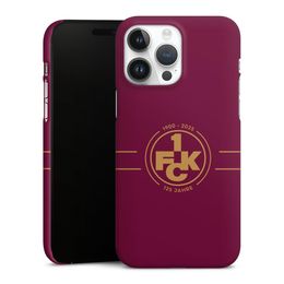 DeinDesign iPhone 14 Pro Max Handy Premium Case Smartphone Handyh&uuml;lle Schutzh&uuml;lle matt 1. Fc Kaiserslautern Official Licensed Product 125 Jahre Premium Case