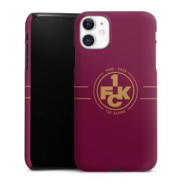 DeinDesign iPhone 11 Handy Premium Case Smartphone Handyh&uuml;lle Schutzh&uuml;lle matt 1. Fc Kaiserslautern Official Licensed Product 125 Jahre Premium Case