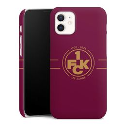 DeinDesign iPhone 12 mini Handy Premium Case Smartphone Handyh&uuml;lle Schutzh&uuml;lle matt 1. Fc Kaiserslautern Official Licensed Product 125 Jahre Premium Case