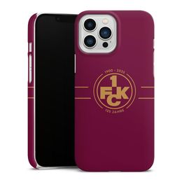 DeinDesign iPhone 13 Pro Max Handy Premium Case Smartphone Handyh&uuml;lle Schutzh&uuml;lle matt 1. Fc Kaiserslautern Official Licensed Product 125 Jahre Premium Case
