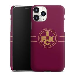 DeinDesign iPhone 11 Pro Handy Premium Case Smartphone Handyh&uuml;lle Schutzh&uuml;lle matt 1. Fc Kaiserslautern 125 Jahre Official Licensed Product Premium Case