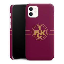DeinDesign iPhone 12 mini Handy Premium Case Smartphone Handyh&uuml;lle Schutzh&uuml;lle gl&auml;nzend 1. Fc Kaiserslautern Official Licensed Product 125 Jahre Premium Case