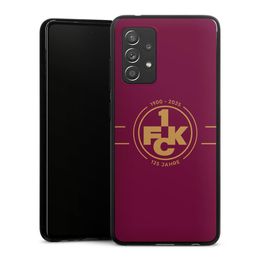 DeinDesign Galaxy A52s 5G Handy Silikon H&uuml;lle Case schwarz Handyh&uuml;lle 125 Jahre Official Licensed Product 1. Fc Kaiserslautern