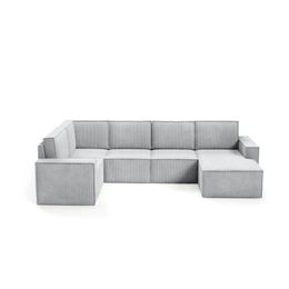 Wohnlandschaft Orto grau Ma&szlig;e (cm): B: 311 H: 93 Sofas > Sofas nach Material > Stoffsofas &raquo; Sofa DE