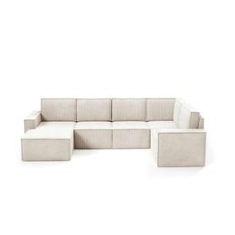 Wohnlandschaft Orto beige Maße (cm): B: 311 H: 93 Sofas > Sofas nach Material > Stoffsofas » Sofa DE