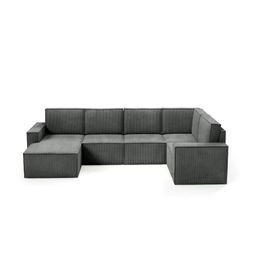 Wohnlandschaft Orto grau Ma&szlig;e (cm): B: 311 H: 93 Sofas > Sofas nach Material > Stoffsofas &raquo; Sofa DE