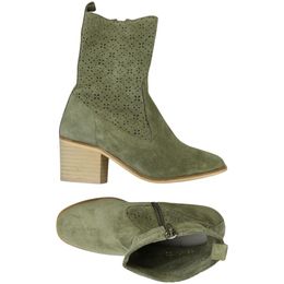 Heine Stiefelette Damen Größe 35 Second Hand grün