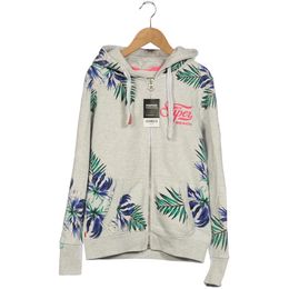 Superdry Kapuzenpullover Damen Größe M Second Hand grau