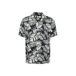 Key Largo Button Up Shirt 'Havanna' male Black size 3XL