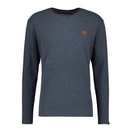 alife and kickin ALIFE & KICKIN Herren Langarmshirt "Herren AlexAK A", blau, Gr. S, 60% Baumwolle, 40% Polyester, Shirts