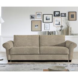 Schlafsofa Bali, B:231cm, braun, 100%PES, Wohnzimmer, Sofas, "ELISA Dauerschl&auml;fer in 140 und 160er Breite", stabile Gitterrost-Unterfederung